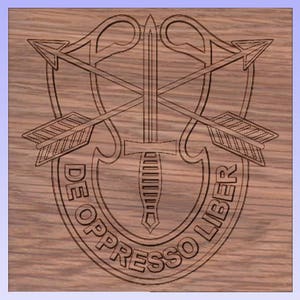 US Army Special Forces Unit Crest Vector Files, Dxf Eps Svg Ai Crv - Etsy