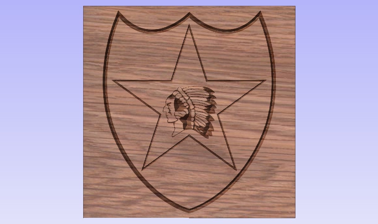 US Army 2nd Infantry Division Patch Vector Files, Dxf Eps Svg Ai Crv - Etsy