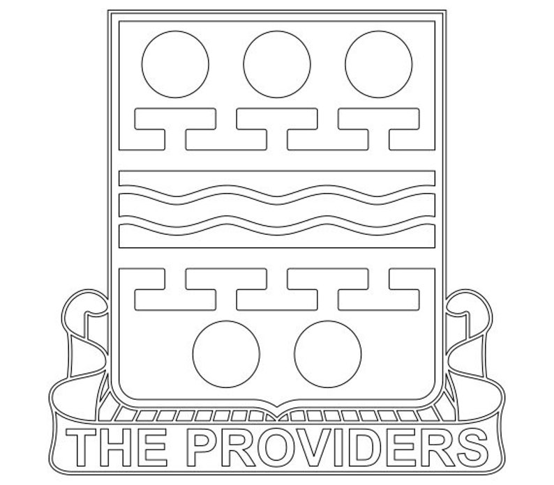 US Army 266th Quartermaster Battalion Unit Crest Vector Files | Etsy