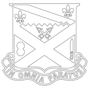 US Army 18th Infantry Regiment Unit Crest Vector Files, Dxf Eps Svg Ai ...