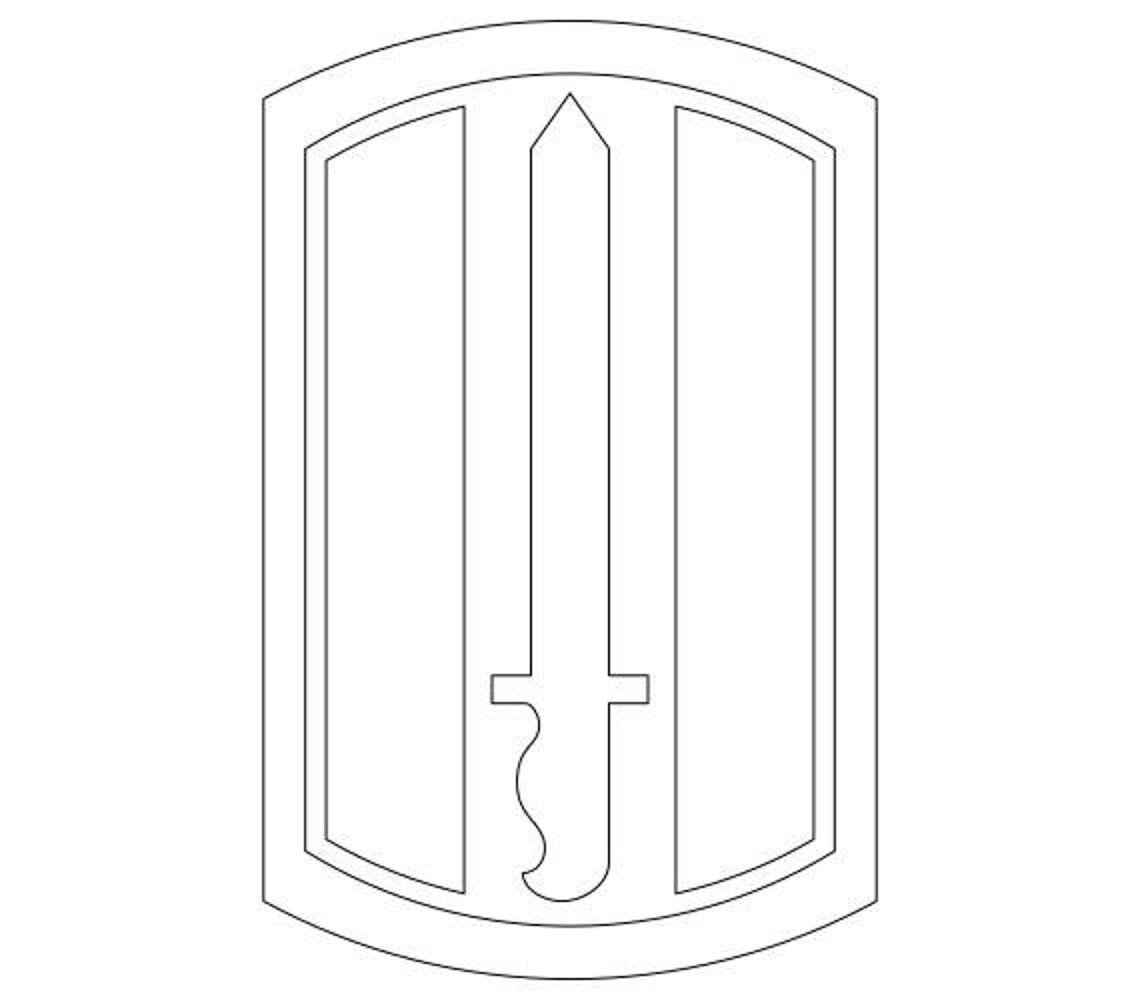 US Army 193rd Infantry Brigade Patch Vector Files Dxf Eps Svg | Etsy