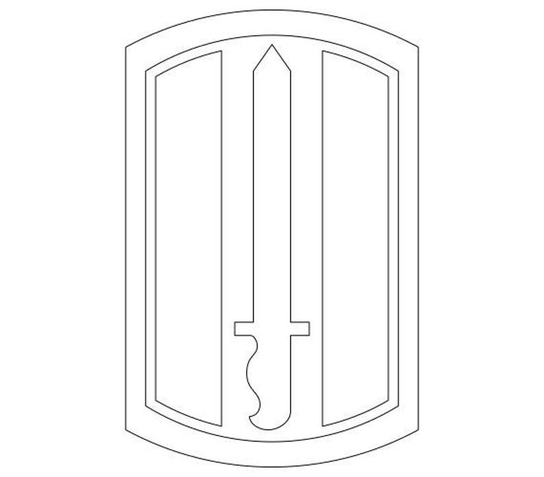 US Army 193rd Infantry Brigade Patch Vector Files Dxf Eps Svg | Etsy