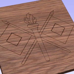 US Army Signal Corps Branch Insignia Vector Files, Dxf Eps Svg Ai Crv ...