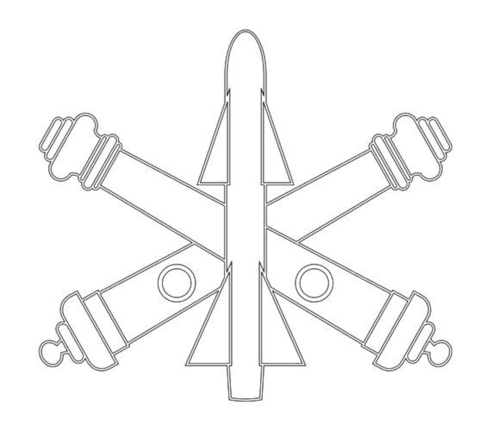 US Army Air Defense Artillery Branch Insignia Vector Files - Etsy