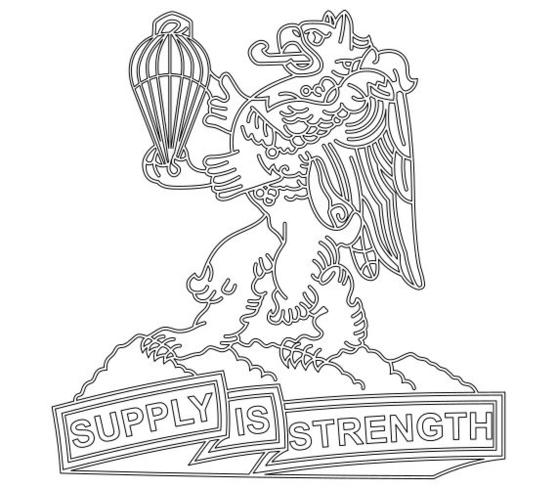 US Army 407th Forward Support Battalion Unit Crest Vector - Etsy