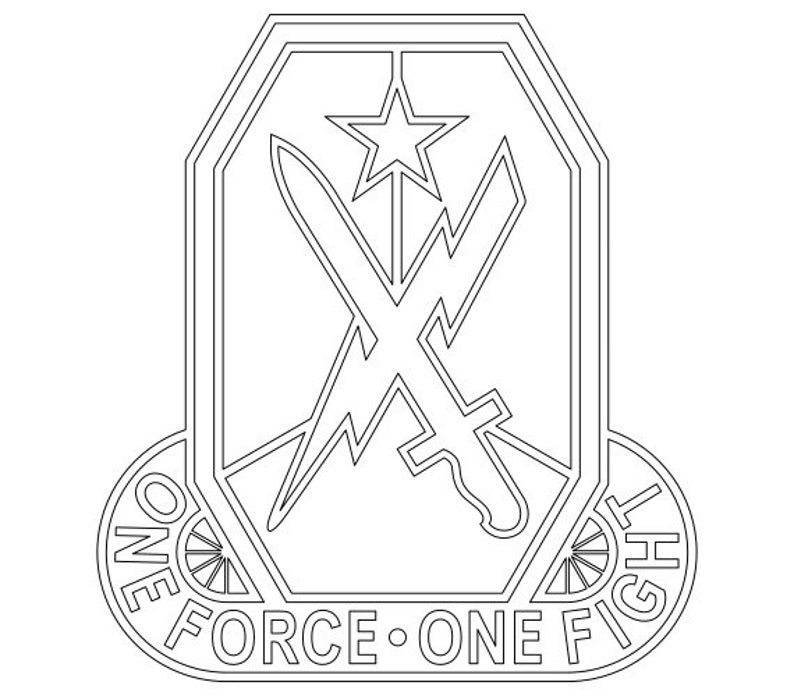 US Army Maneuver Center of Excellence Unit Crest Vector Files - Etsy