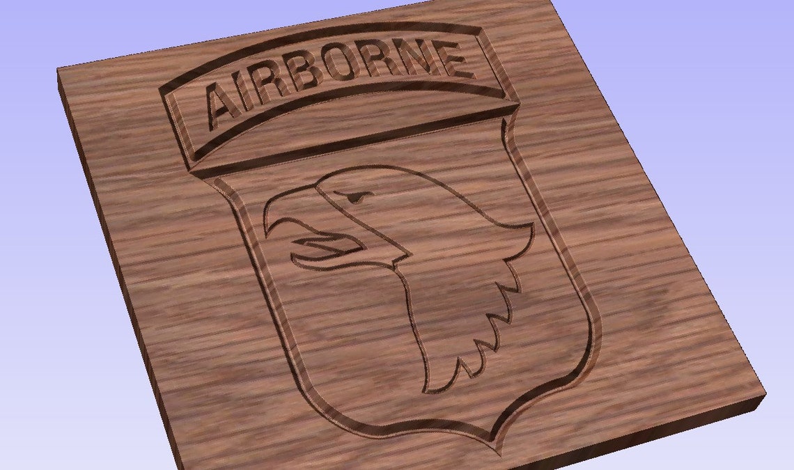 US Army 101st Airborne Division Patch Vector Files, Dxf Eps Svg Ai Crv ...