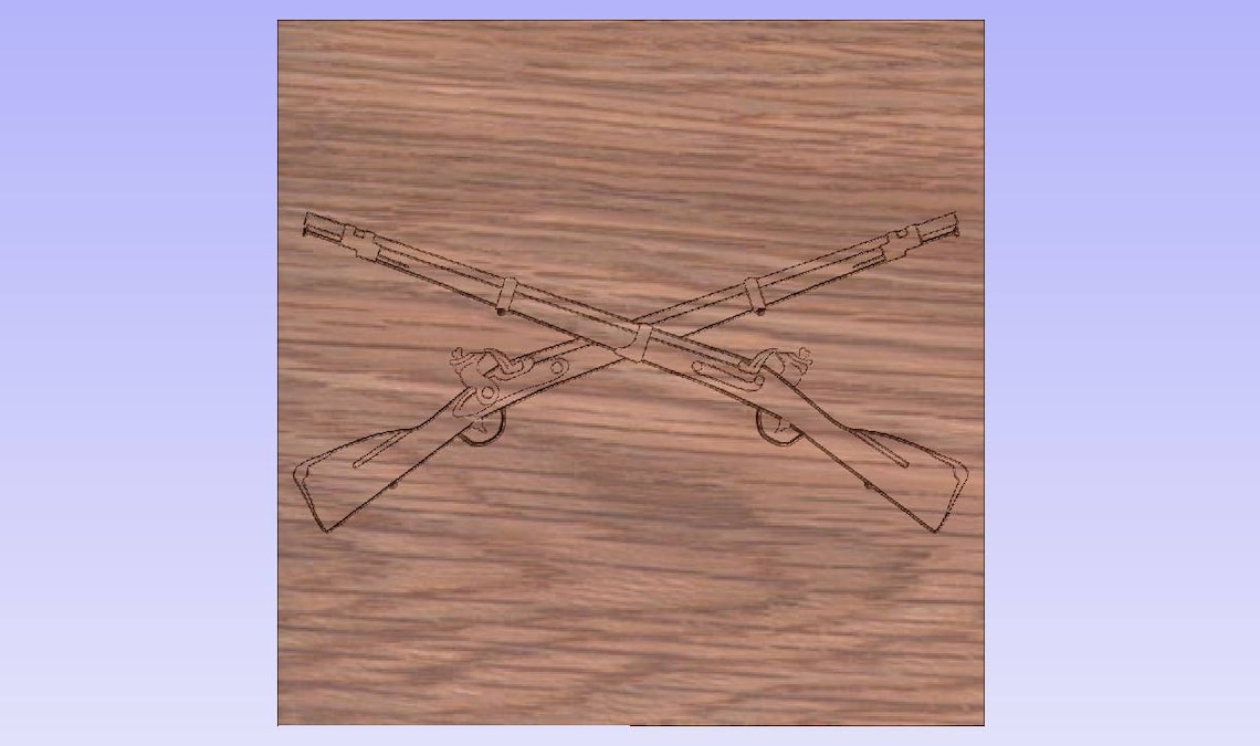 US Army Infantry Branch Insignia Vector Files Dxf Eps Svg Ai - Etsy