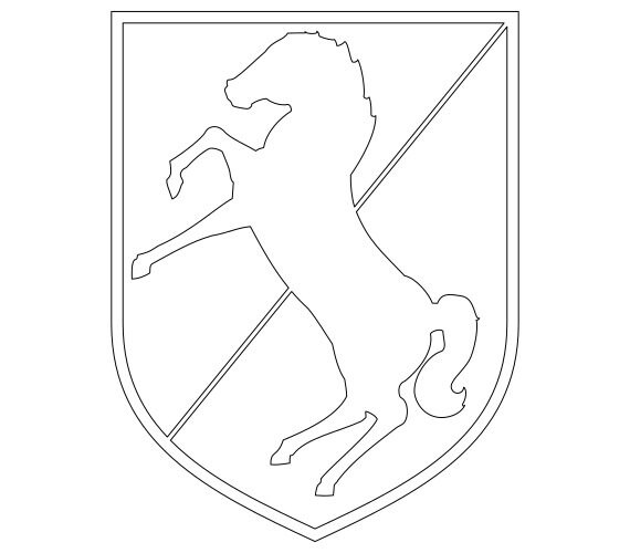 US Army 11th Armored Cavalry Regiment Patch Vector Files dxf | Etsy