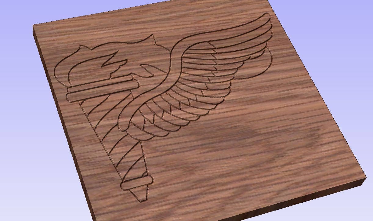 US Army Pathfinder Badge Vector Files dxf eps svg ai crv | Etsy