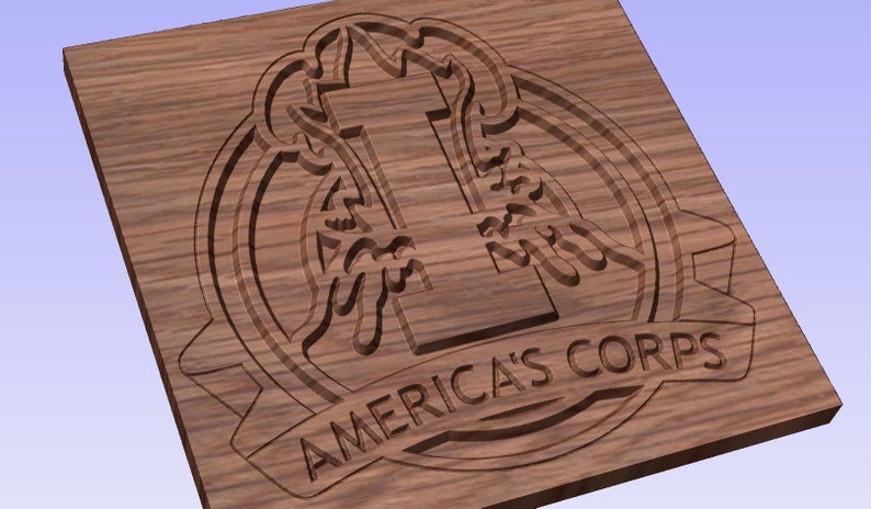 US Army I Corps Unit Crest Vector Files Dxf Eps Svg Ai Crv - Etsy