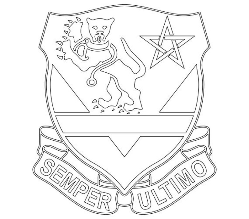 US Army 16th Engineer Battalion Unit Crest Vector Files Dxf | Etsy