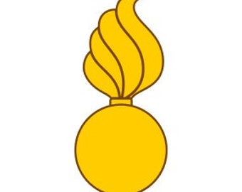 US Army Logistics Branch Insignia Vector Files Dxf Eps Svg Ai | Etsy