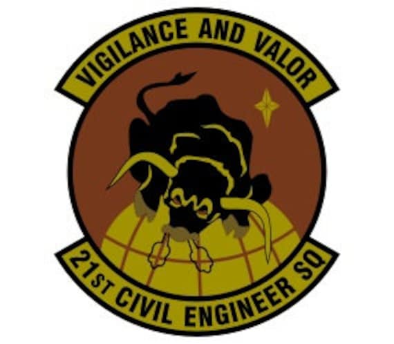 Air Force Civil Engineering Logo USAF CIVIL ENGINEER BADGE