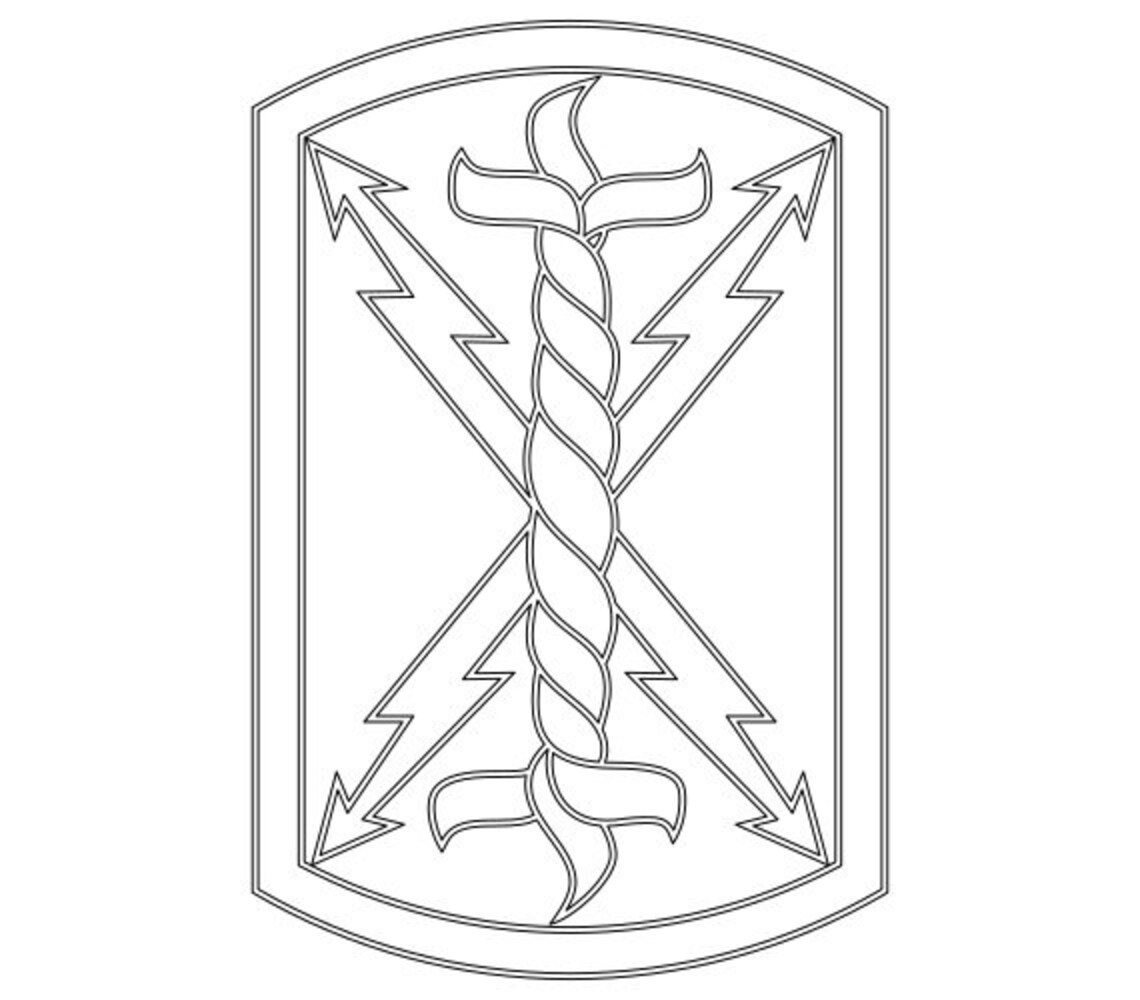 US Army 17th Field Artillery Brigade Patch Vector Files dxf | Etsy