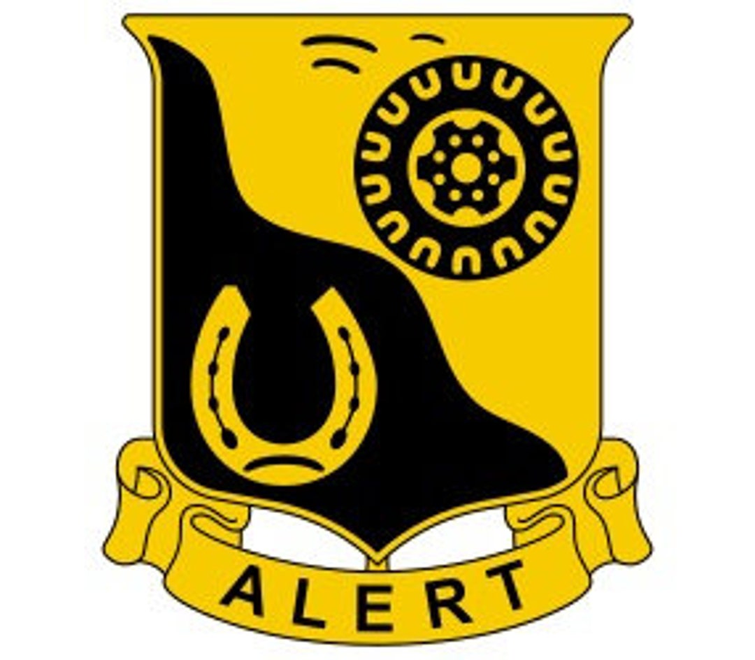 US Army 91st Cavalry Regiment Unit Crest Vector Files, Dxf Eps Svg Ai ...