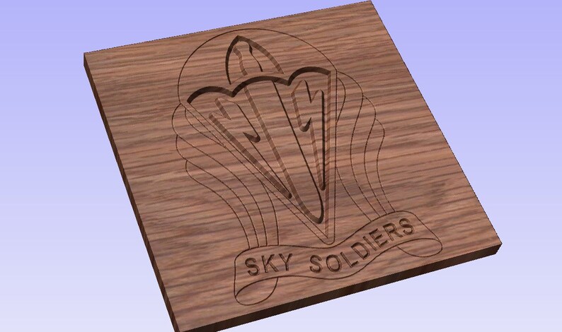 US Army 173rd Airborne Brigade Unit Crest Vector Files Dxf - Etsy