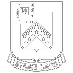US Army 16th Cavalry Regiment Unit Crest Vector Files, Dxf Eps Svg Ai ...