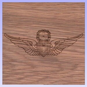 US Army Master Aviation Badge Vector Files, Dxf Eps Svg Ai Crv - Etsy