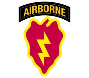 US Army 25th Infantry Division Patch With Airborne Tab Vector Files ...