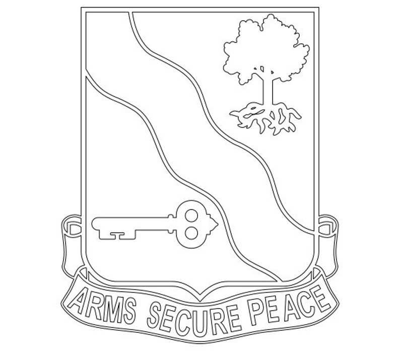 US Army 143rd Infantry Regiment Unit Crest Vector Files, Dxf Eps Svg Ai ...