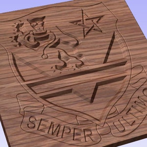 US Army 16th Brigade Engineer Battalion Unit Crest Vector Files, Dxf ...