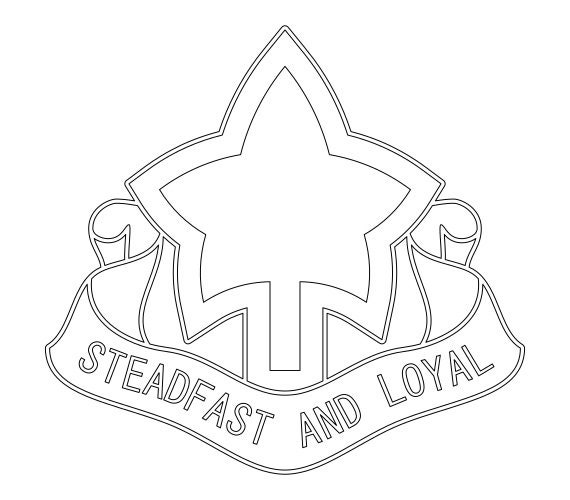 US Army 4th Infantry Division Unit Crest Vector Files, Dxf Eps Svg Ai ...