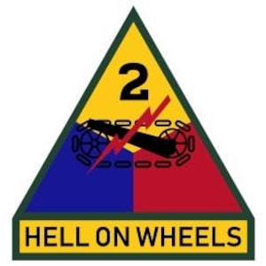 US Army 2nd Armored Division Patch Vector Files, Dxf Eps Svg Ai Crv - Etsy