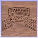 US Army 75th Ranger STB Patch With Ranger Tab Vector Files - Etsy