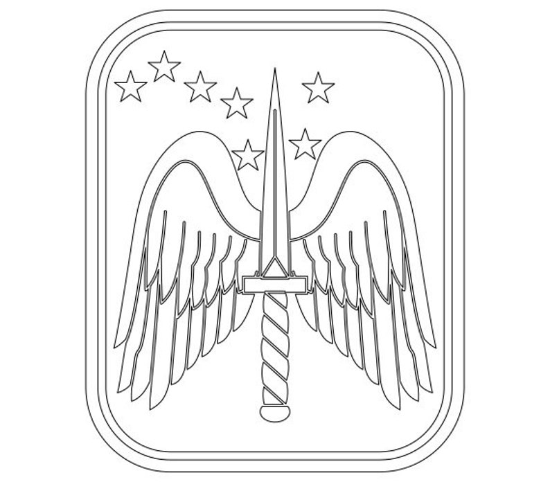 US Army 16th Combat Aviation Brigade Patch Vector Files Dxf - Etsy