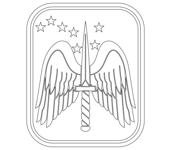 US Army 16th Combat Aviation Brigade Patch Vector Files, Dxf Eps Svg Ai ...