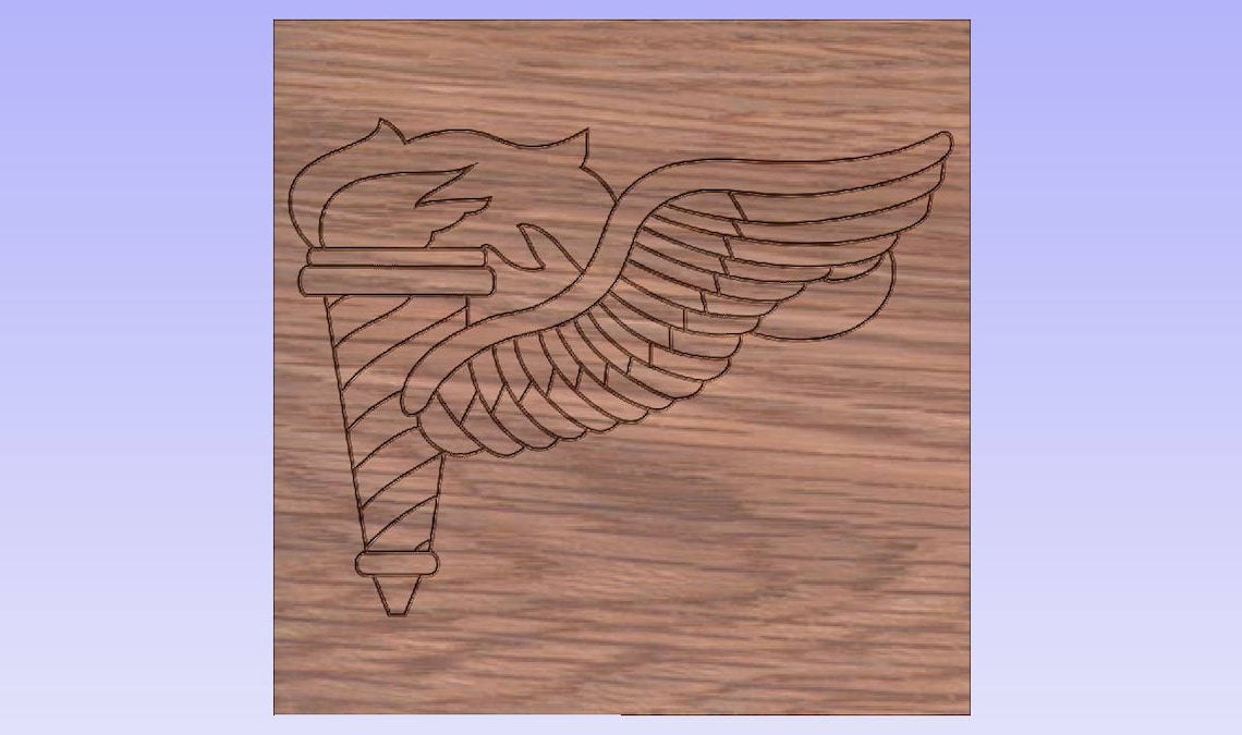 US Army Pathfinder Badge Vector Files, Dxf Eps Svg Ai Crv - Etsy