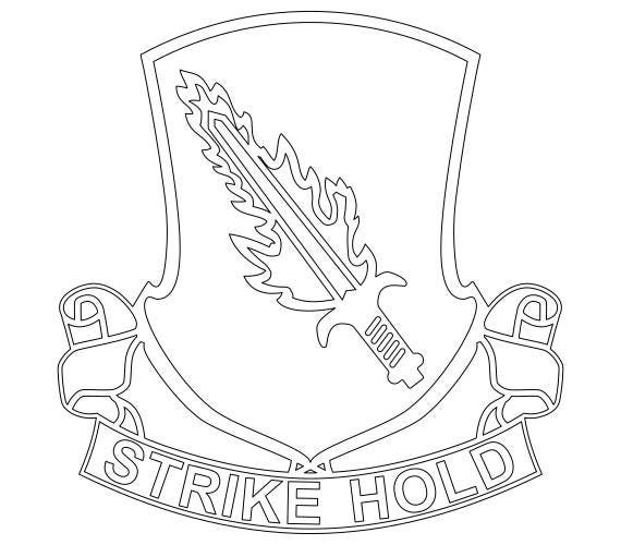 US Army 504th Infantry Regiment Unit Crest Vector Files Dxf - Etsy Finland