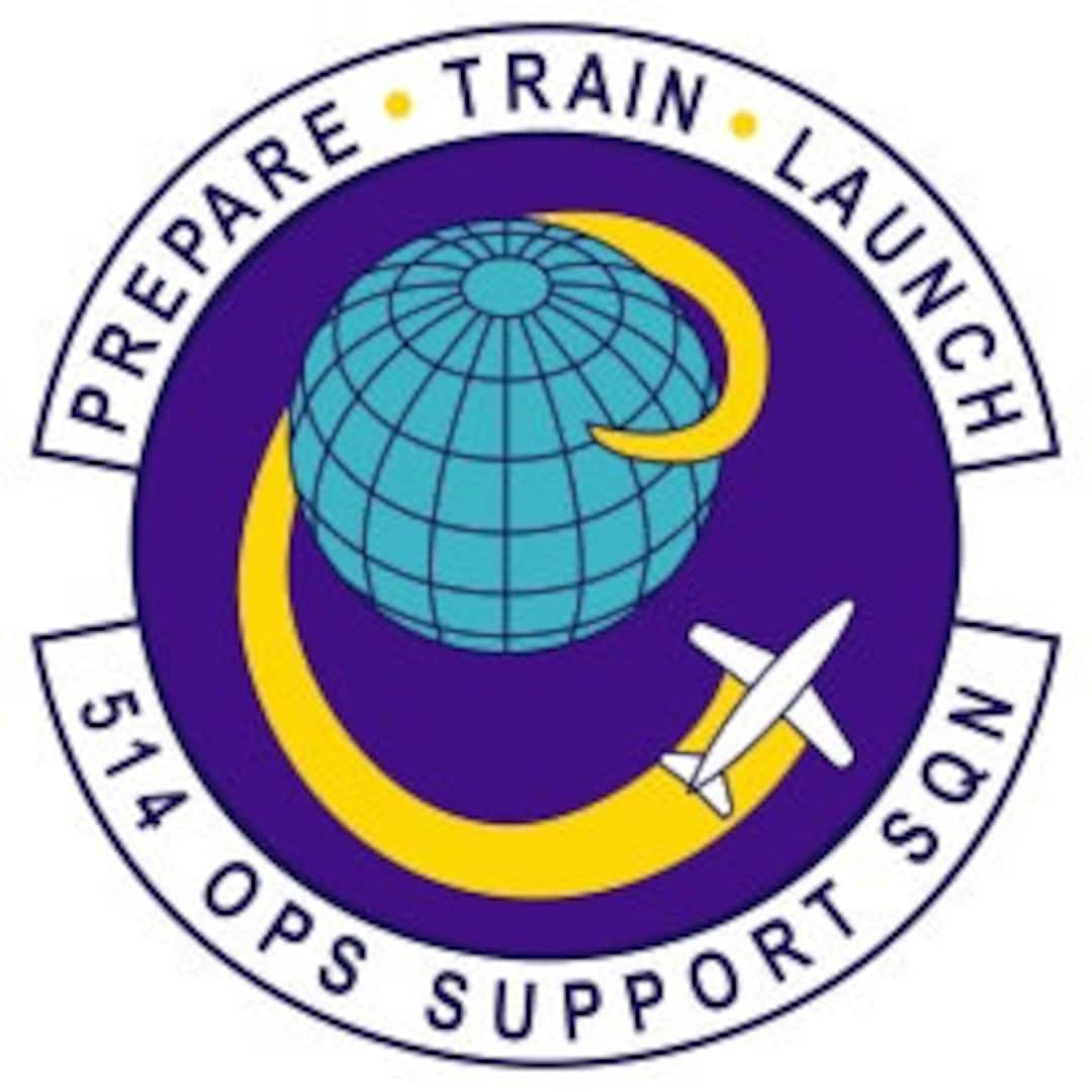 US Air Force 514th Operations Suport Squadron Patch Vector Files, Dxf ...