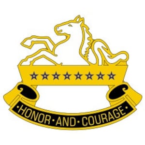 US Army 8th Cavalry Regiment Unit Crest Vector Files, Dxf Eps Svg Ai ...