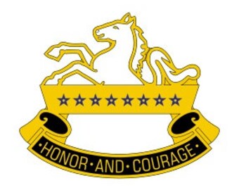 US Army 5th Cavalry Regiment Unit Crest Vector Files Dxf Eps | Etsy