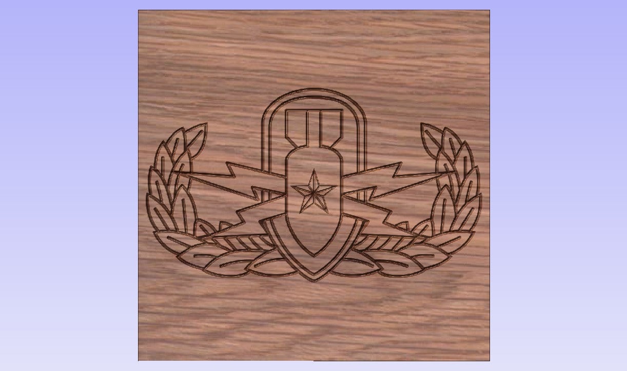 US Army Senior Explosive Ordnance Disposal Badge Vector Files | Etsy