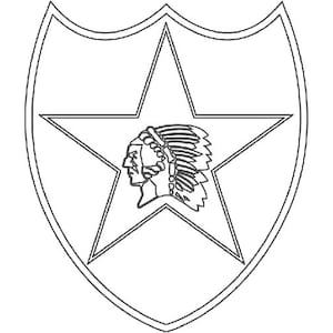 US Army 2nd Infantry Division Patch Vector Files, Dxf Eps Svg Ai Crv - Etsy
