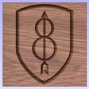 US Army 9th Infantry Division Patch Vector Files, Dxf Eps Svg Ai Crv - Etsy