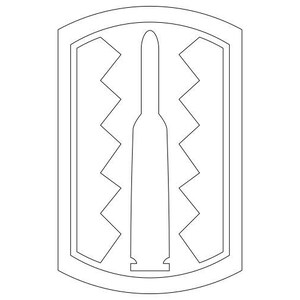 US Army 197th Infantry Brigade Patch Vector Files, Dxf Eps Svg Ai Crv ...