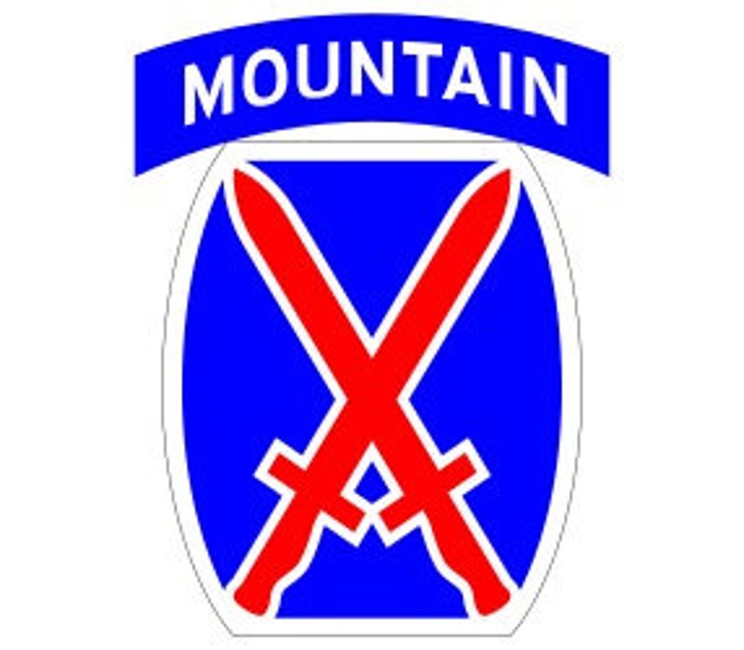 US Army 10th Mountain Division Patch Vector Files, Dxf Eps Svg Ai Crv ...