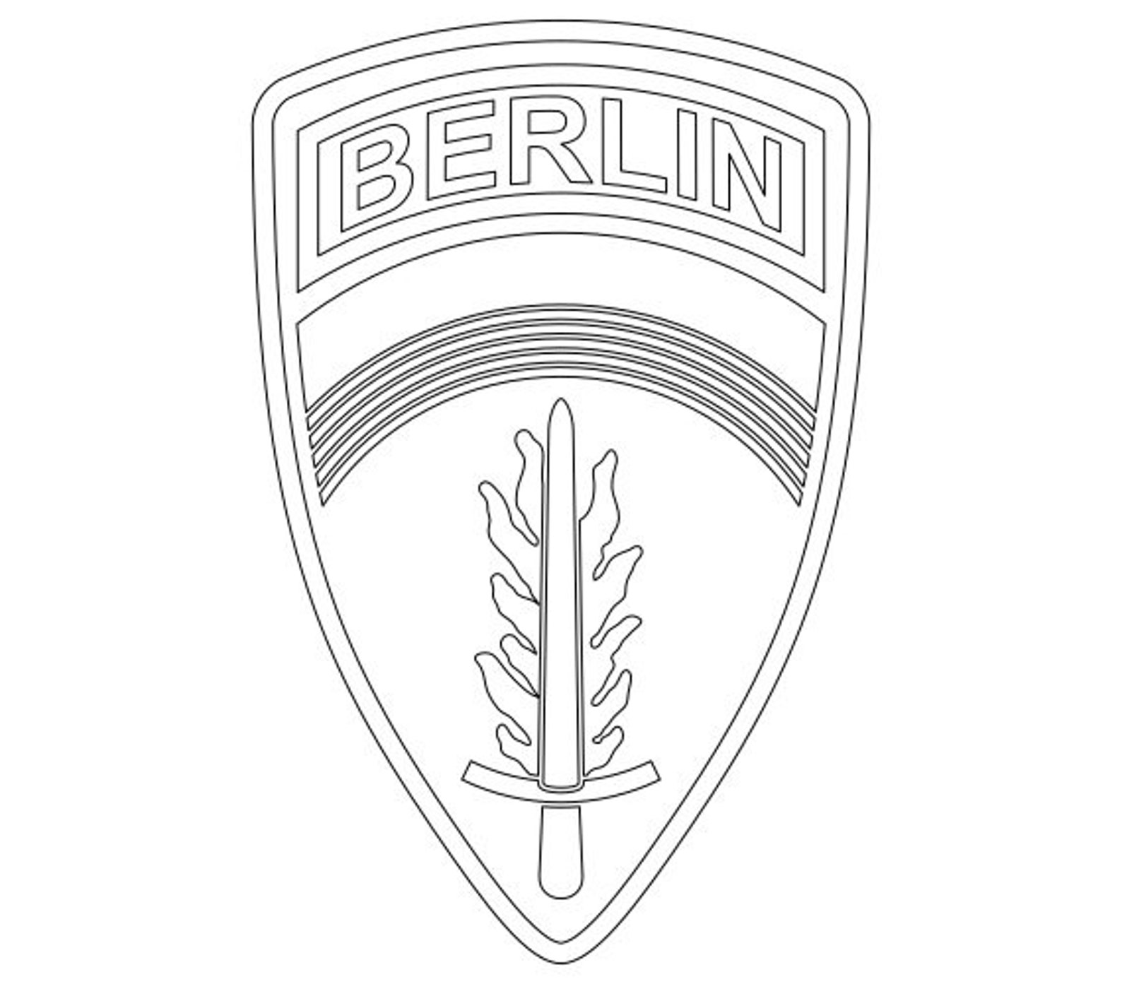 US Army Berlin Brigade Patch Vector Files Dxf Eps Svg Ai Crv - Etsy ...