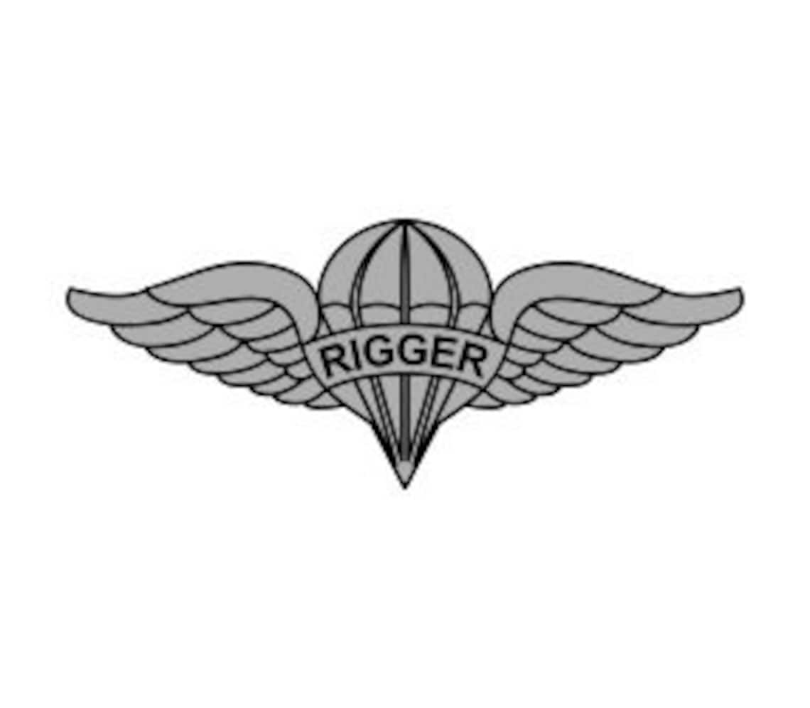 US Army Rigger Badge Vector Files dxf eps svg ai crv | Etsy