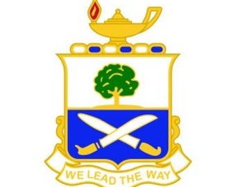 US Army 504th Infantry Regiment Unit Crest Vector Files Dxf | Etsy