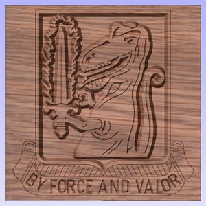 US Army 40th Cavalry Regiment Unit Crest Vector Files, Dxf Eps Svg Ai ...