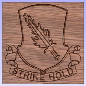 US Army 504th Infantry Regiment Unit Crest Vector Files, Dxf Eps Svg Ai ...