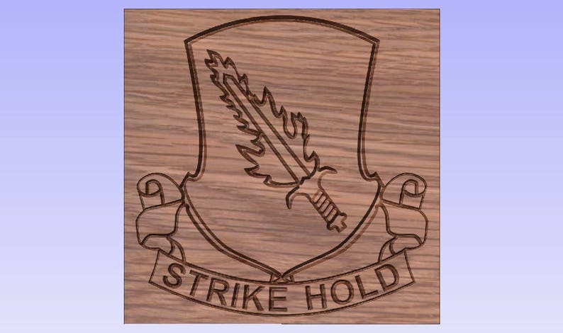 US Army 504th Infantry Regiment Unit Crest Vector Files Dxf - Etsy