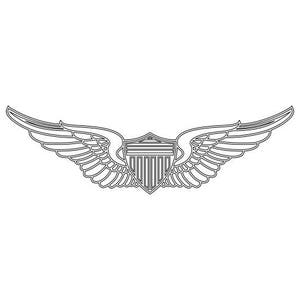 US Army Basic Aviator Badge Vector Files, Dxf Eps Svg Ai Crv - Etsy