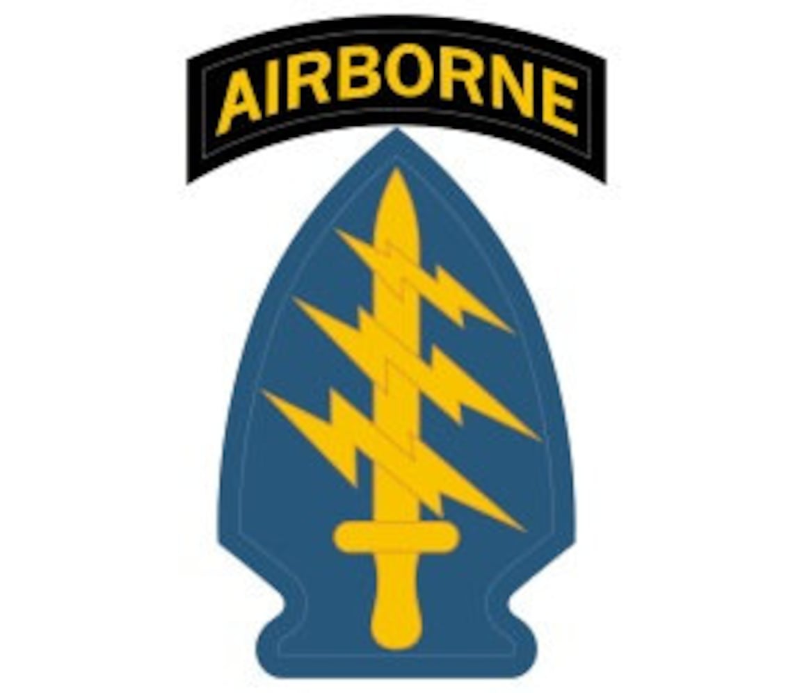 US Army Special Forces Patch Vector Files, Dxf Eps Svg Ai Crv - Etsy