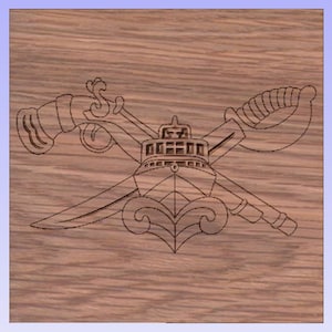 US Navy Basic Special Warfare Combatant-craft Crewman Badge Vector ...